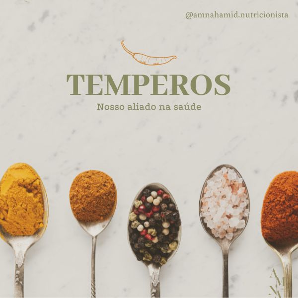 TEMPEROS NOSSO ALIADO NA SAÚDE - Amna Hamid | Hotmart