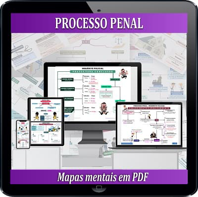 38 Mapas Mentais de Processo Penal - Ebook - luciana vieira | Hotmart
