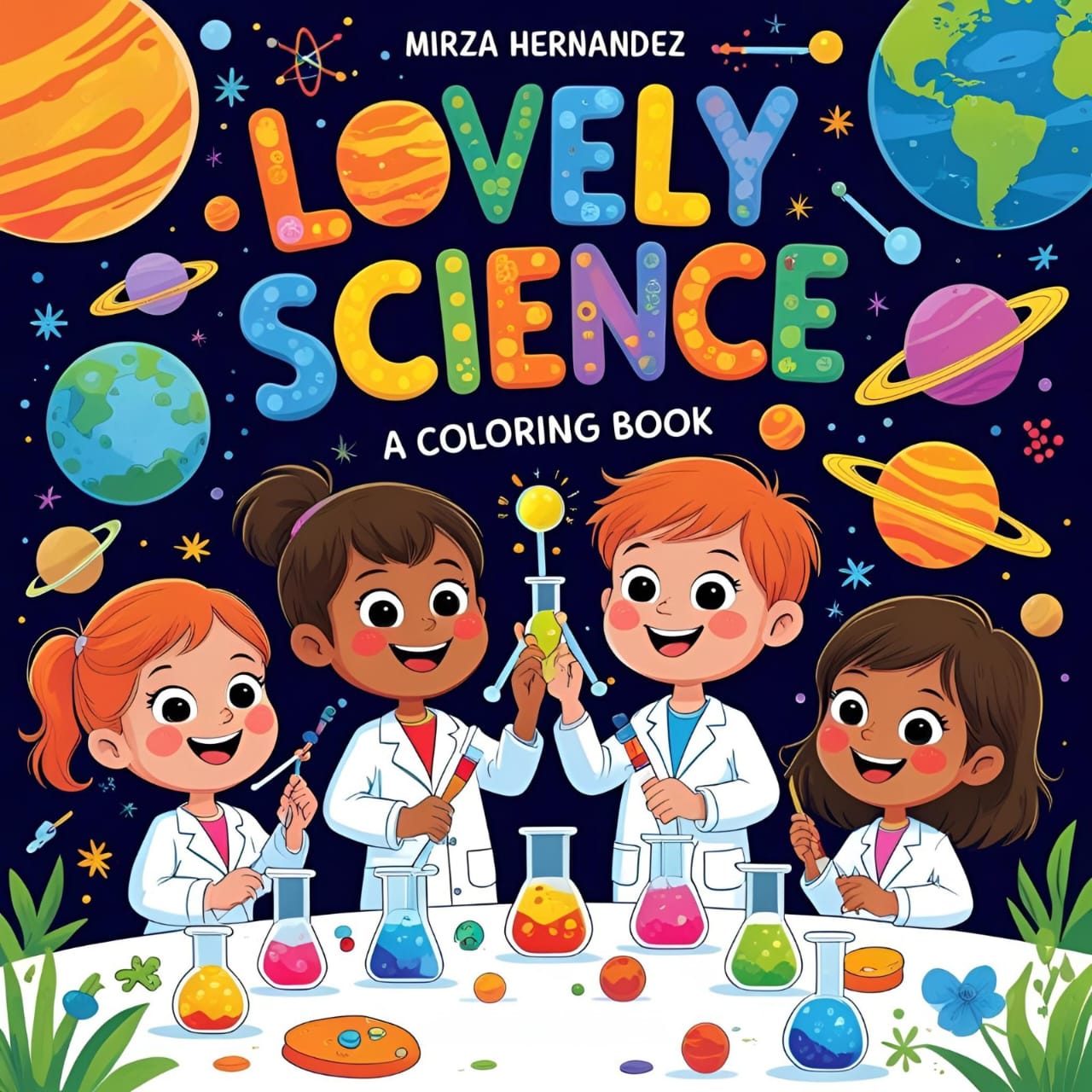 LOVELY SCIENCE COLORING BOOK