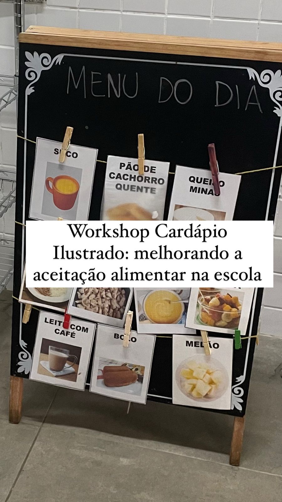 Workshop Cardápio Ilustrado na Escola - Maíra Ladeia Rodrigues Curt...