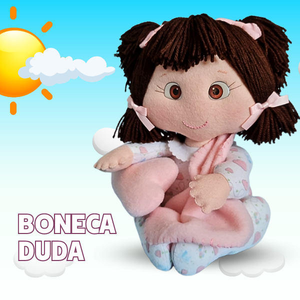 Boneca Duda (Em feltro) - Lenne Oliveira | Hotmart