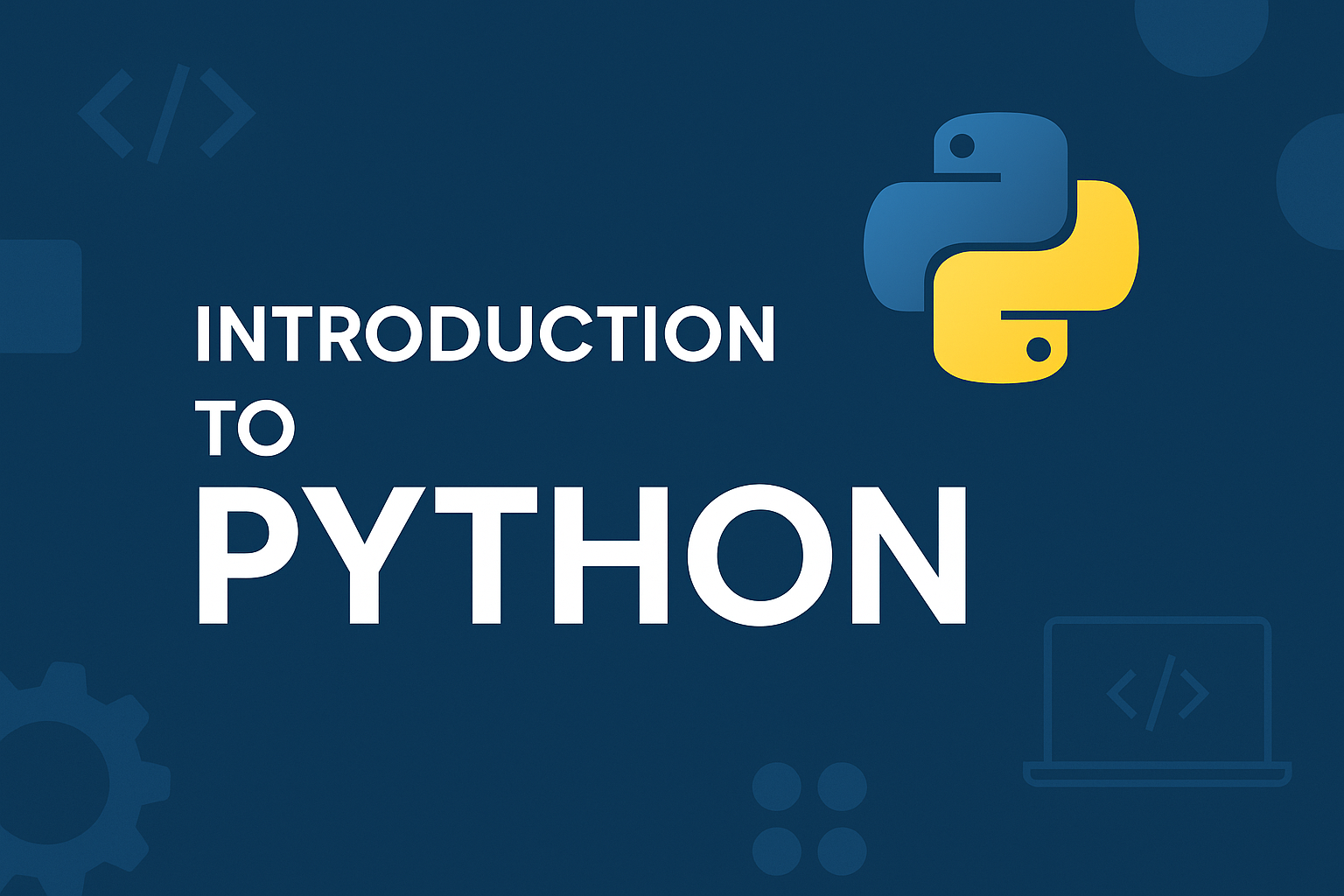Introduction to Python: V.1