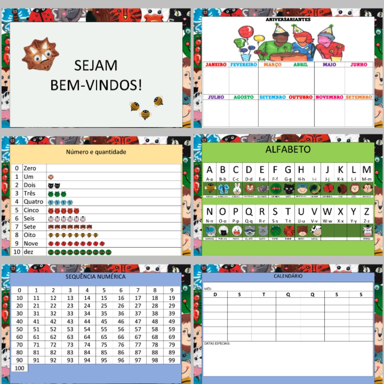 Cartazes para sala de aula (1º e 2º ano) - Ludimila Mara dos Santos...