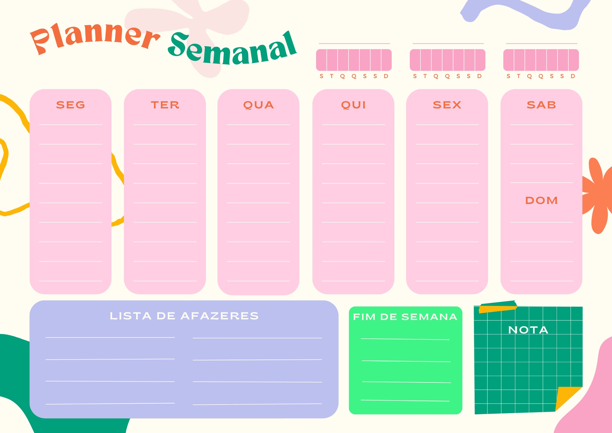 Planner de Estudos - Jenifer Nascimento | Hotmart