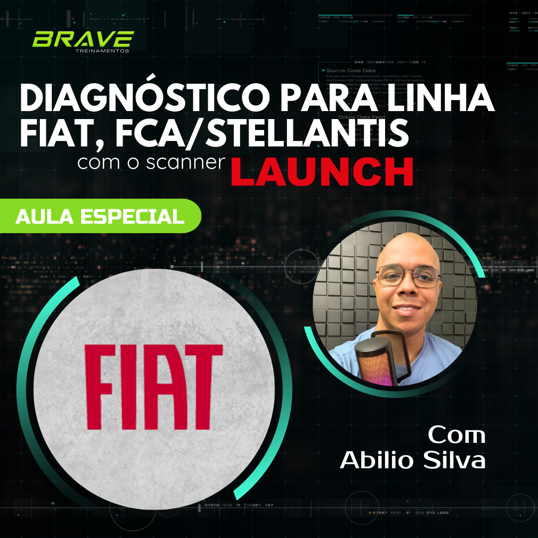 Diagnóstico para linha FIAT, FCA/ STELLANTIS com o scanner LAUNCH