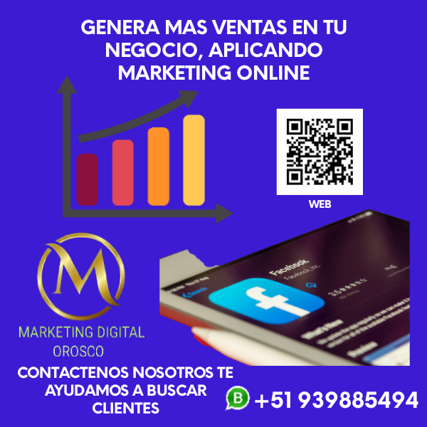Marketing online orosco - Rene Orosco Quispe | Hotmart