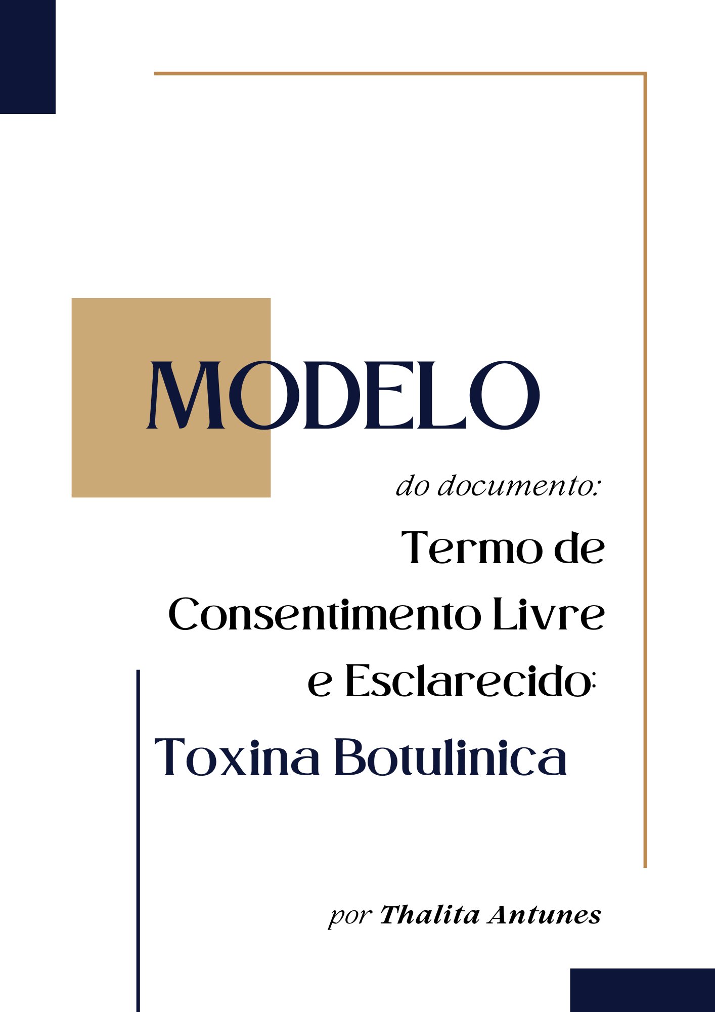 MODELO TCLE DE TOXINA BOTULÍNICA - Thalita Cristina Gonçalves Antun...