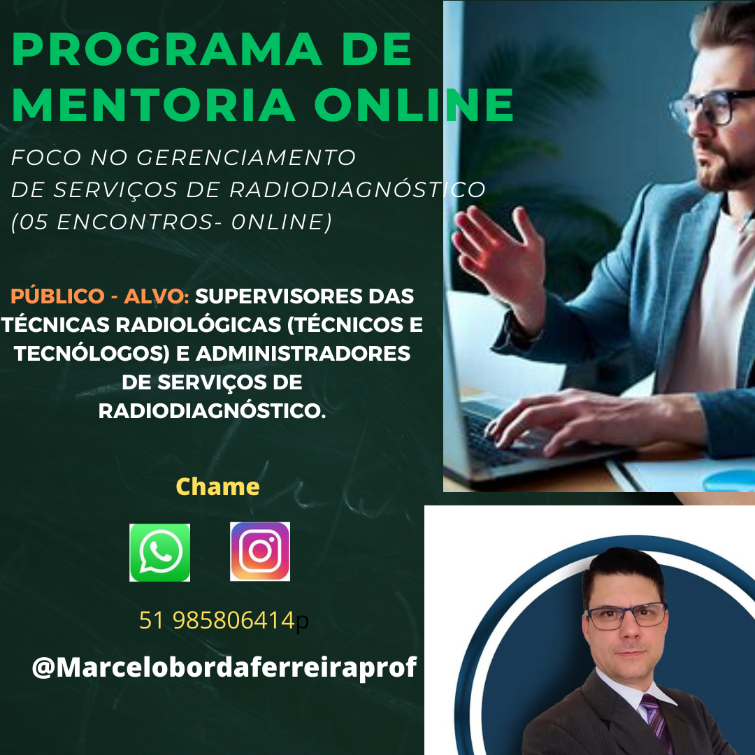 Programa de Mentoria Online para Gestores em Radiodiagnóstico. - M...