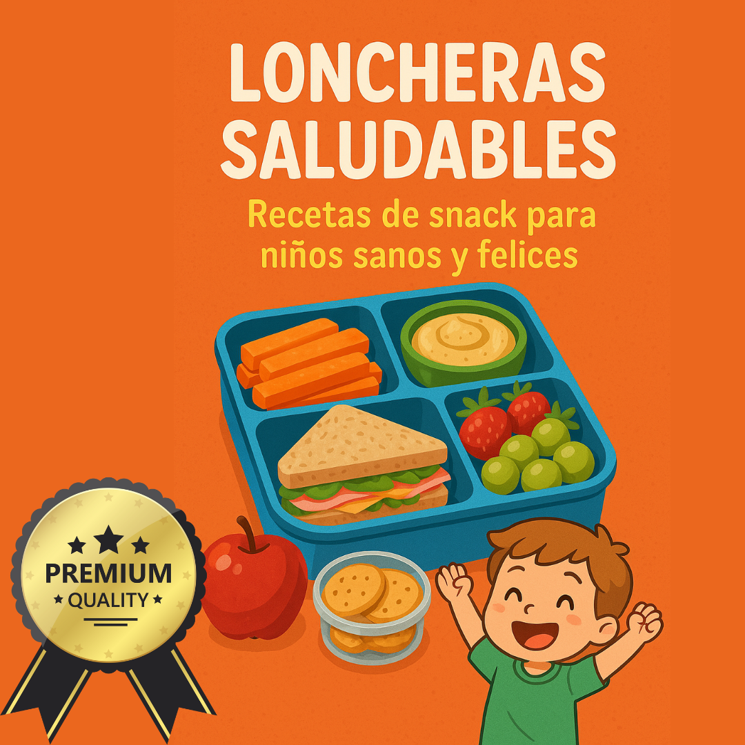 Loncheras Saludables – Recetas de Snacks para Niños Sanos y Felices...