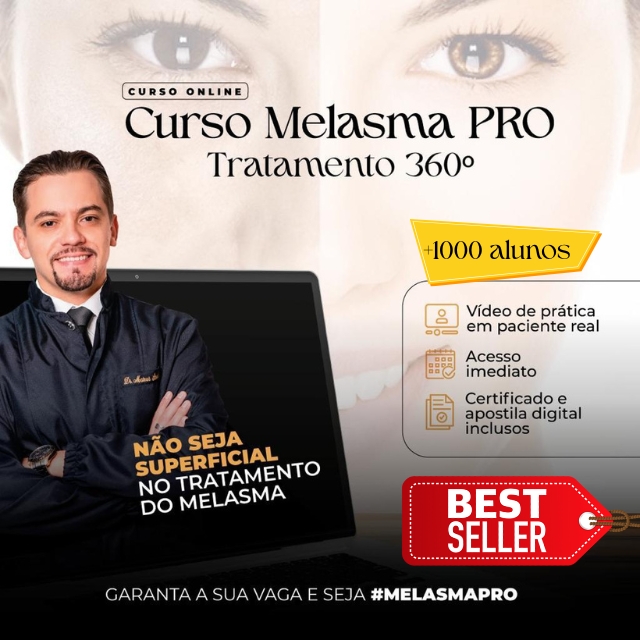 Curso Melasma PRO - Tratamento 360º | Teoria e prática online (aces...