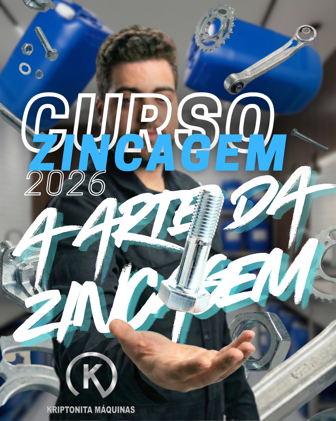 CURSO DE ZINCAGEM KRIPTONITA 2026 - A ARTE DE ZINCAR