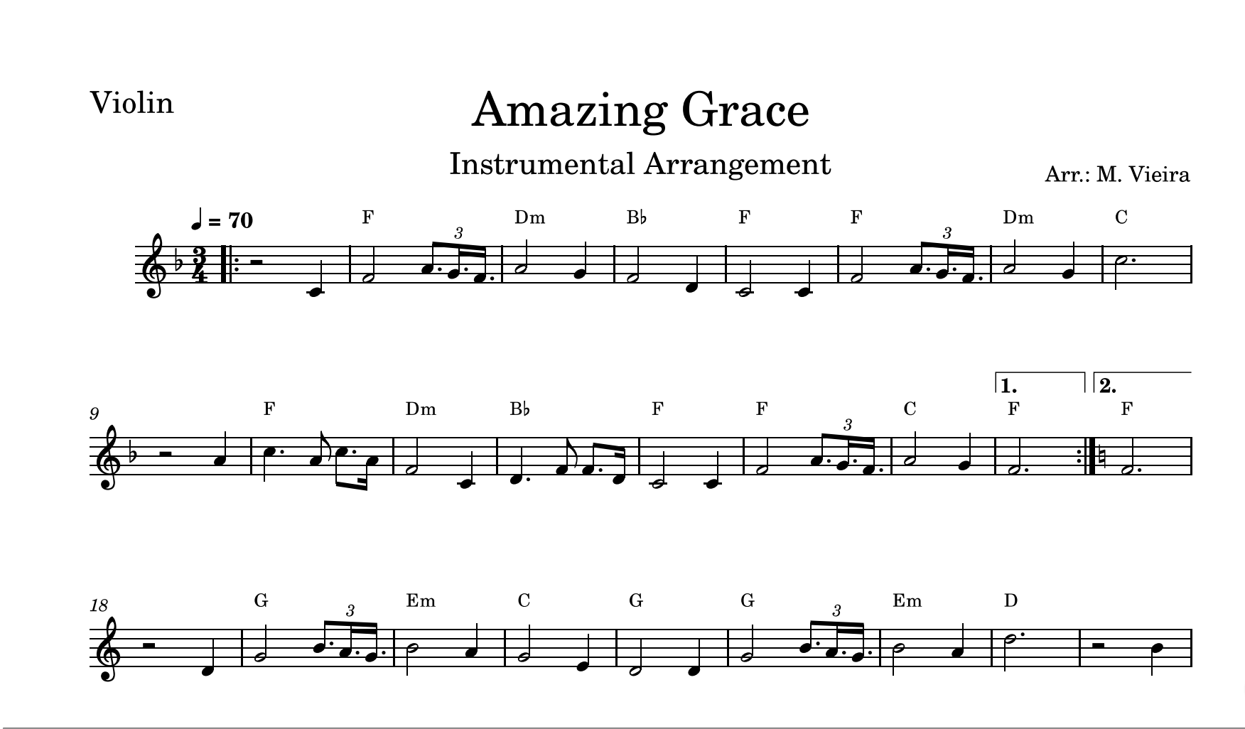 Amazing Grace - Violino - Música para Casamento | Hotmart