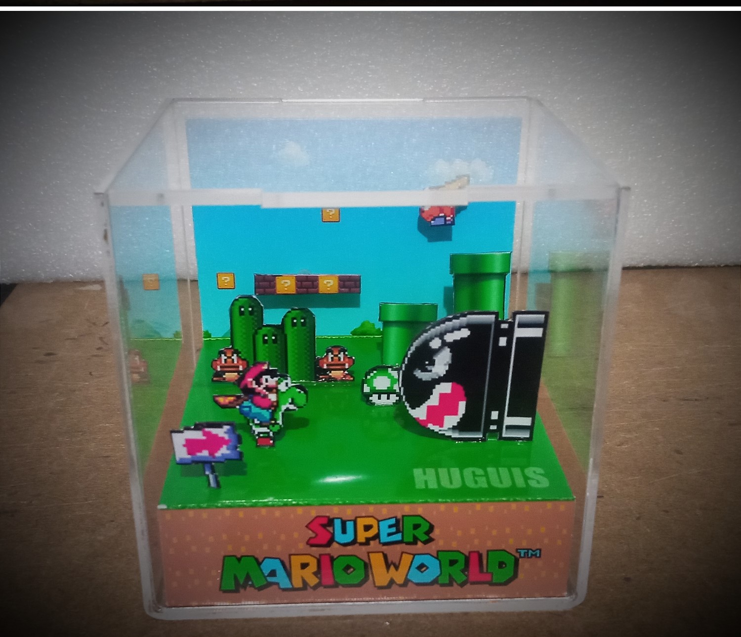 Diorama cubo Super Mario World (plantilla) - VICTOR HUGO CHIRIBOGA ...