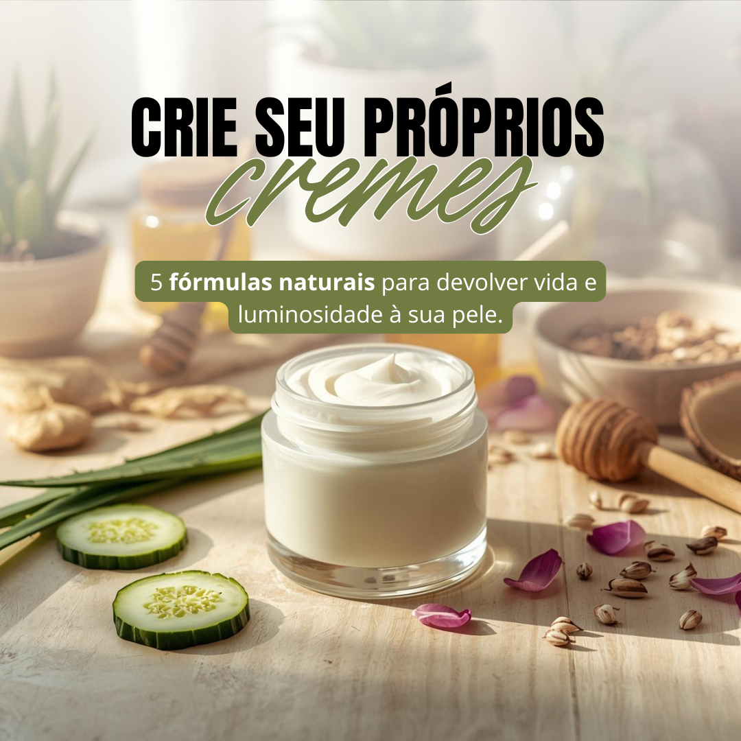 Crie seus próprios cremes — 5 fórmulas naturais para devolver vida e ...
