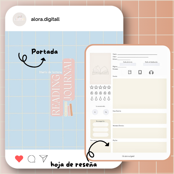 Cuaderno de lecturas - Diario de lectura (Reading Journal) - Maria ...