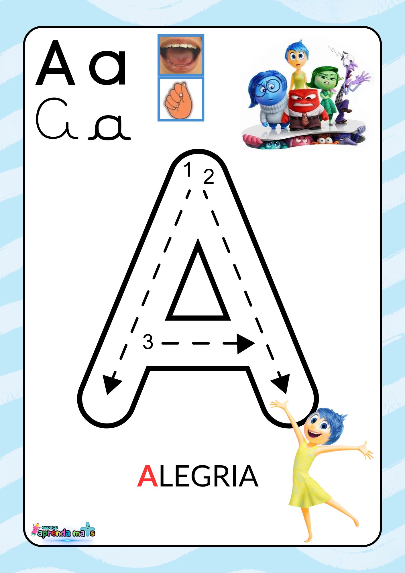 ALFABETO DIVERTIDAMENTE- COORDENAÇÃO MOTORA COMPLETO - Espaço Apren...