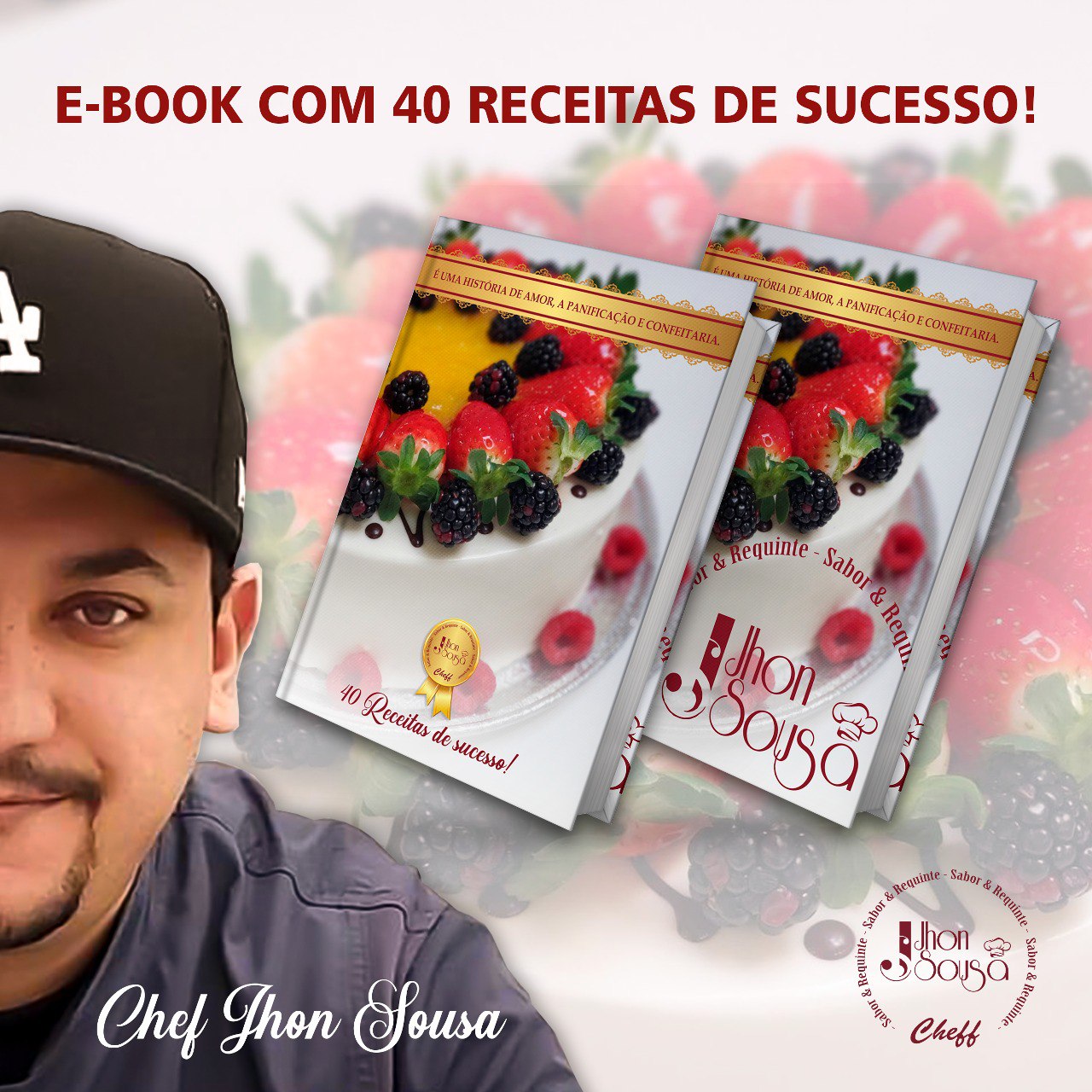 40 Receitas de sucesso com o Chef Jhon Sousa