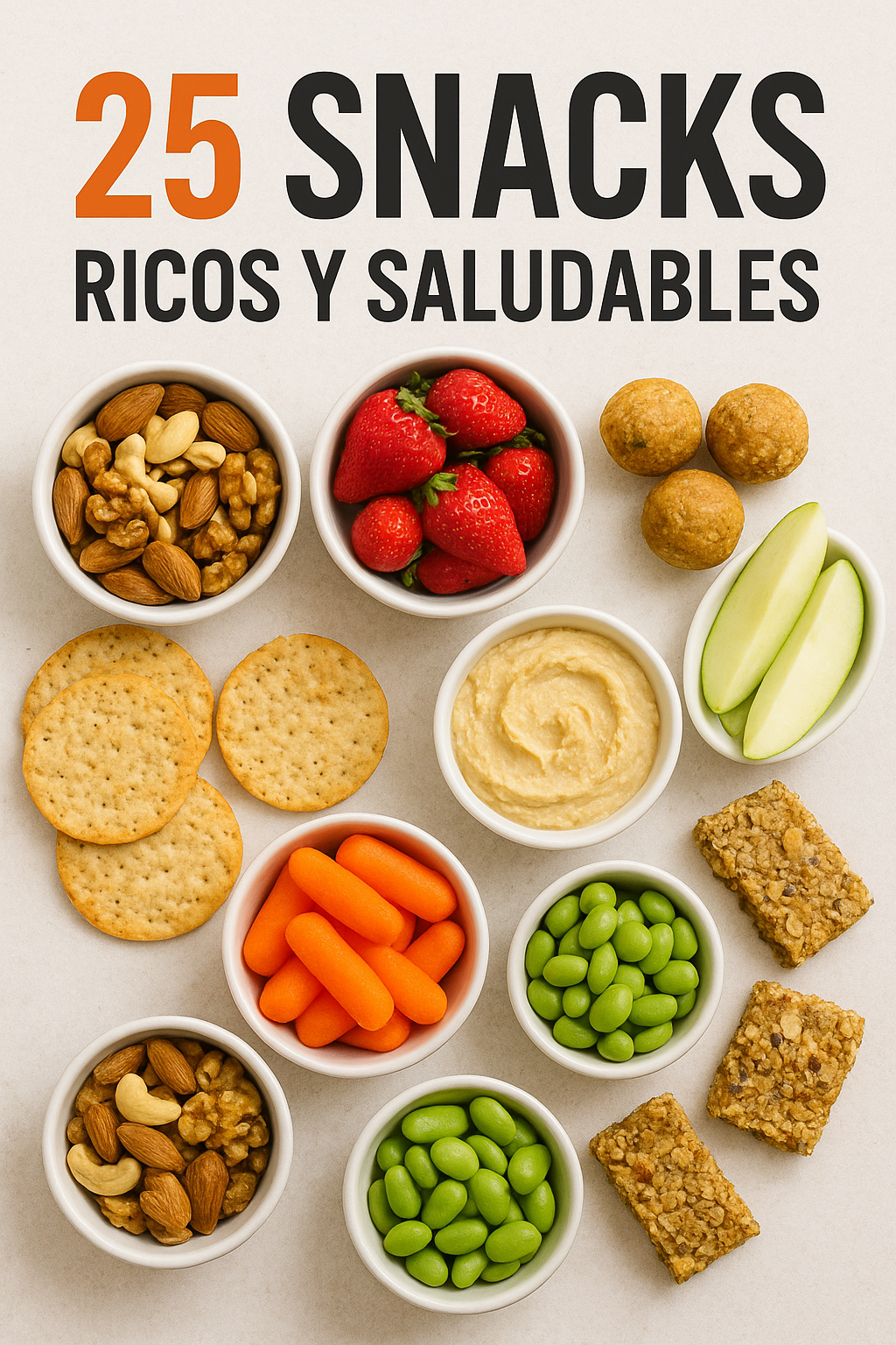 25 recetas de Snacks Saludables - SaneveNutrifit | Hotmart