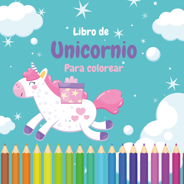 Libro de Unicornio para colorear - Isabel Ureña | Hotmart