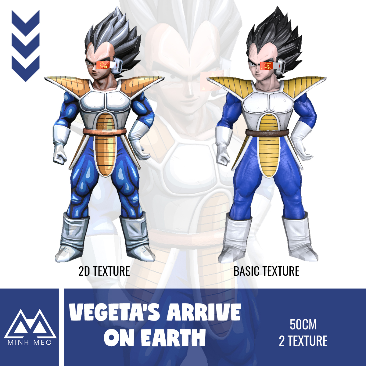 Vegeta arrive on Earth Papercraft, Dragon Ball Z papercraft 3d low poly ...