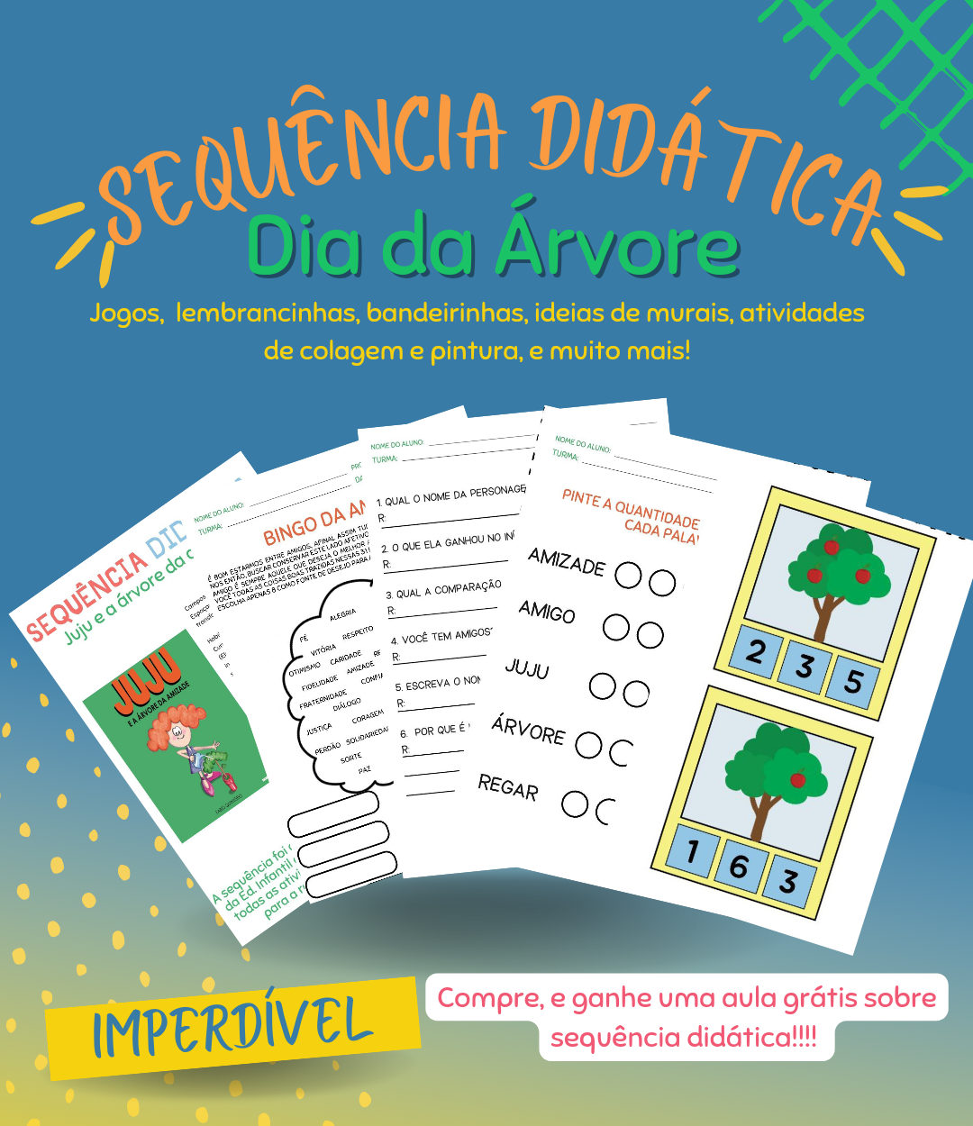 Sequência Didática - Juju e a Árvore da Amizade - Gislaine Dias Fa...