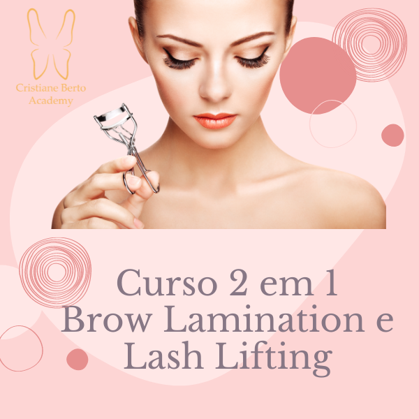 Curso 2 em 1 Brow Lamination e Lash Lifting