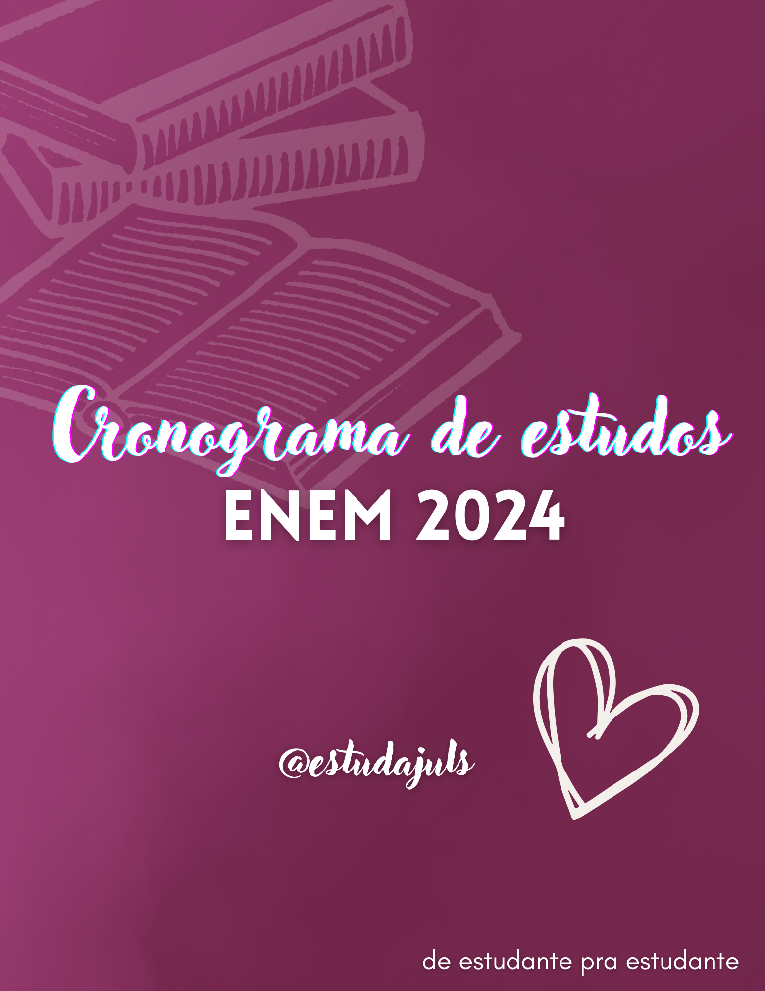 CRONOGRAMA ENEM 2024. - Julia Maria Bordin | Hotmart