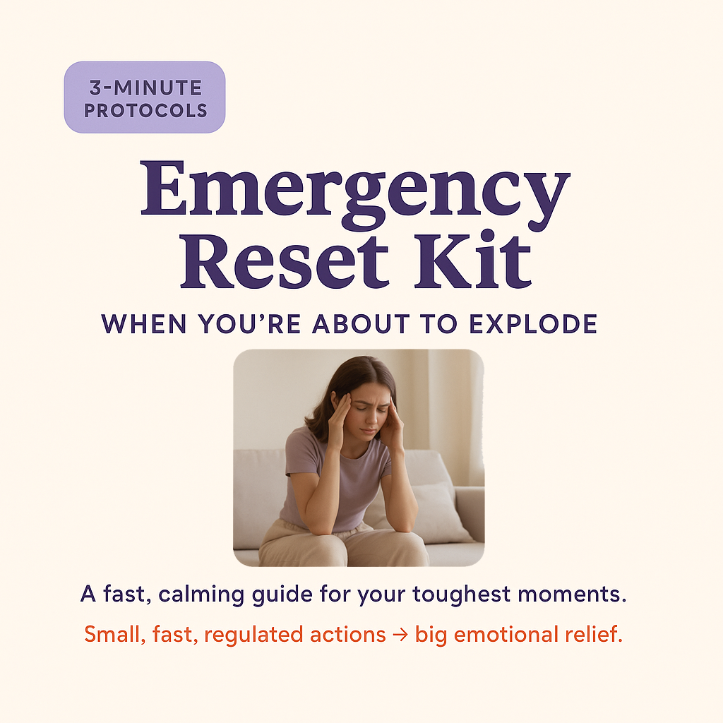 Emergency Reset Kit – When You’re About to Explode - Liliana Hurtad...