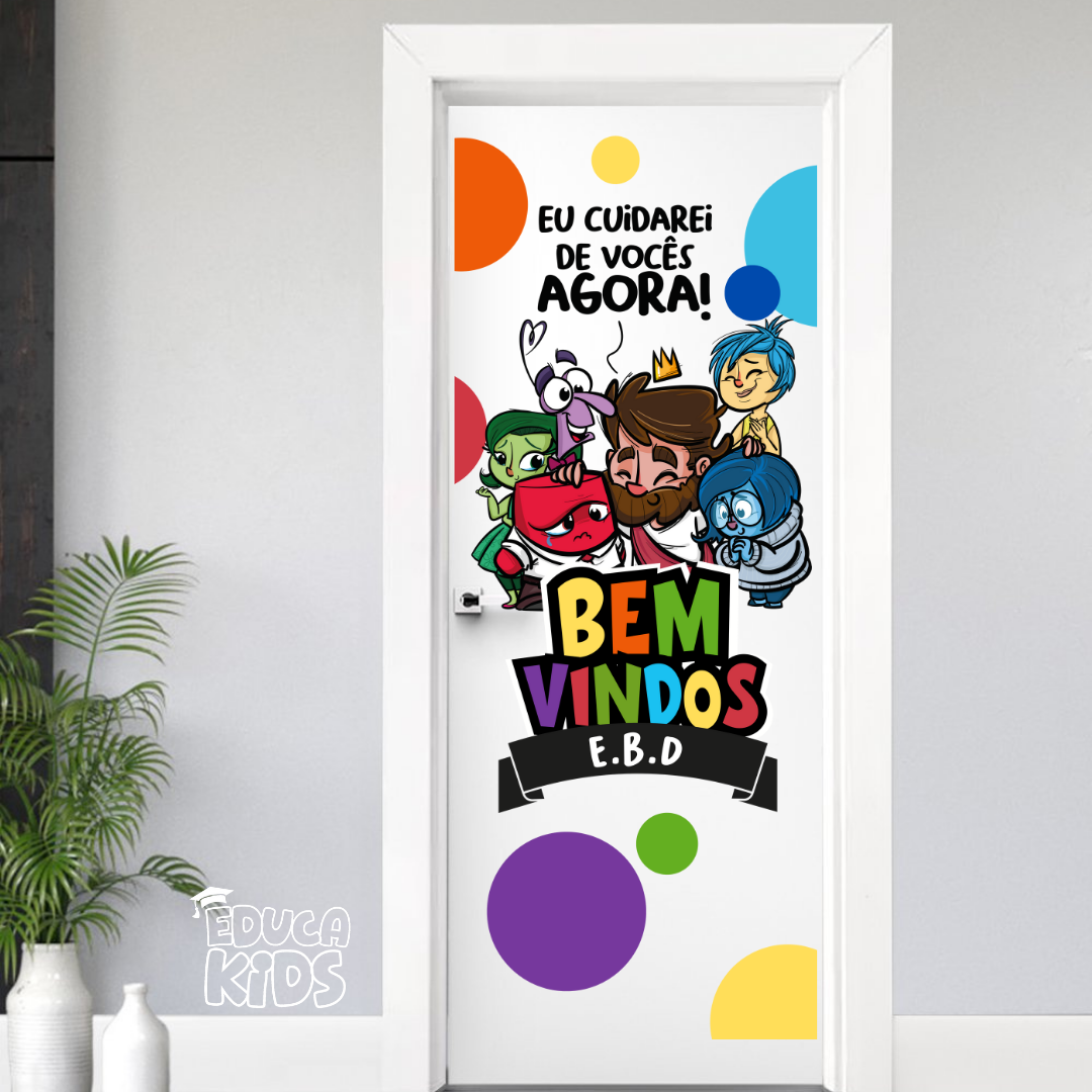 Painel De Porta Turma Ebd Educa Kids Hotmart