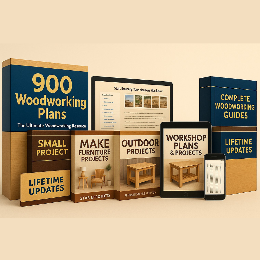 WoodMaster 900 – Professional Woodworking Plans Pack