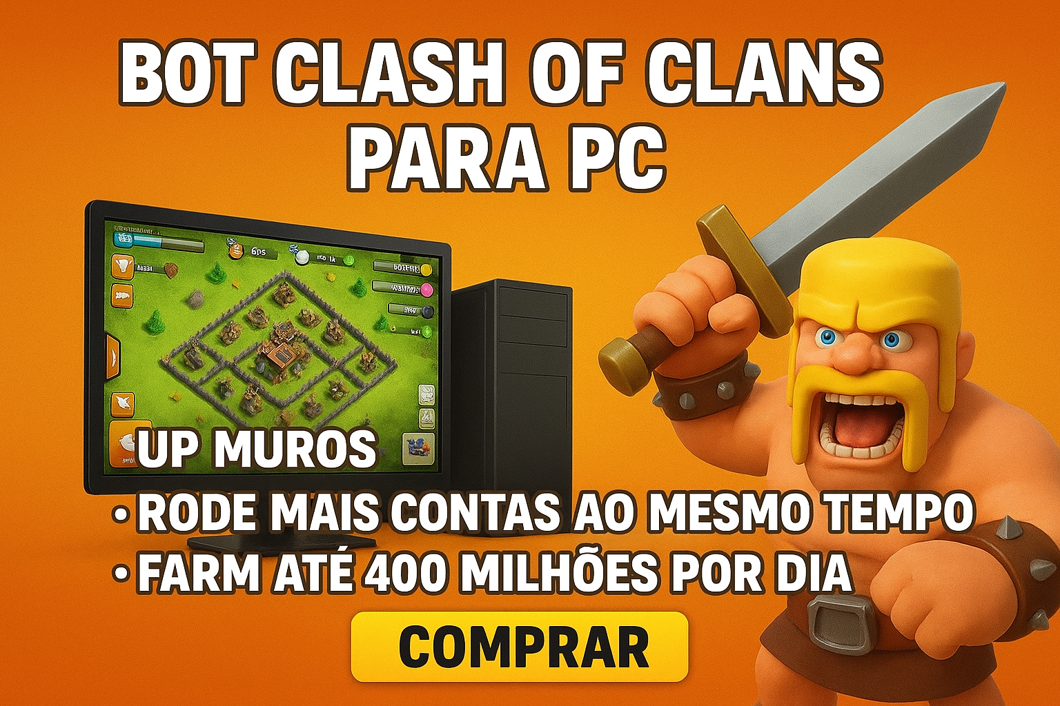 BOT FARM CLASH OF CLANS AUTOMATICO PARA PC - BOT FARM CLASH | Hotmart