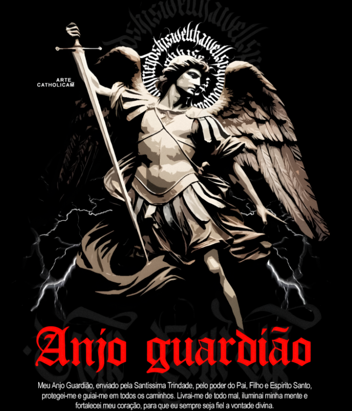 ANJO GUARDIÃO - GOTHIC POSTER - Gabriel Bernardo Designer | Hotmart