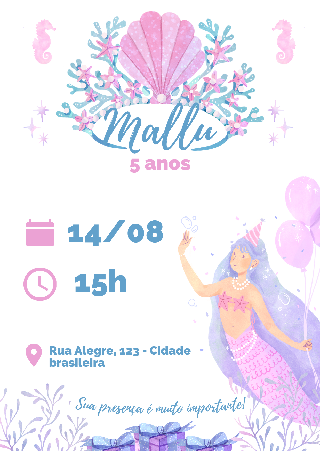 Convite Digital Interativo - Rayla Carvalho M. Sandy | Hotmart
