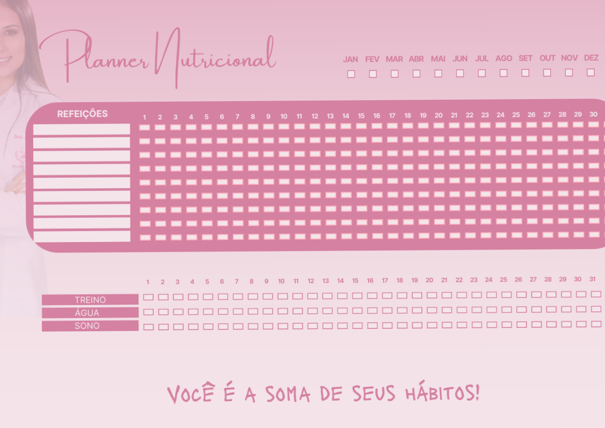 Planner de Metas Com Guia de Rotina Saudável - Maria Eduarda Rodri...