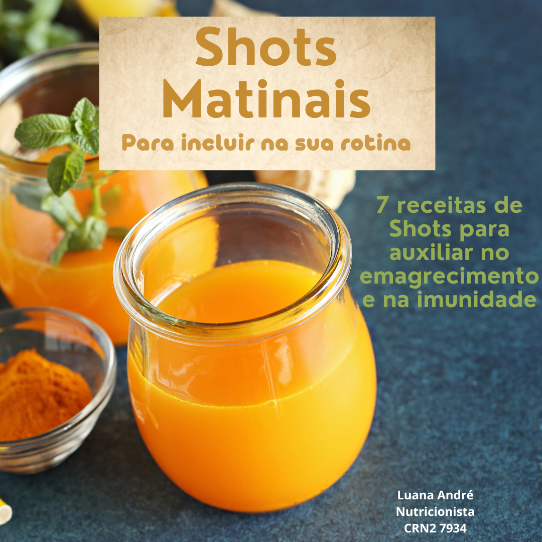 Receitas de Shots para auxiliar no emagrecimento e na imunidade - L...
