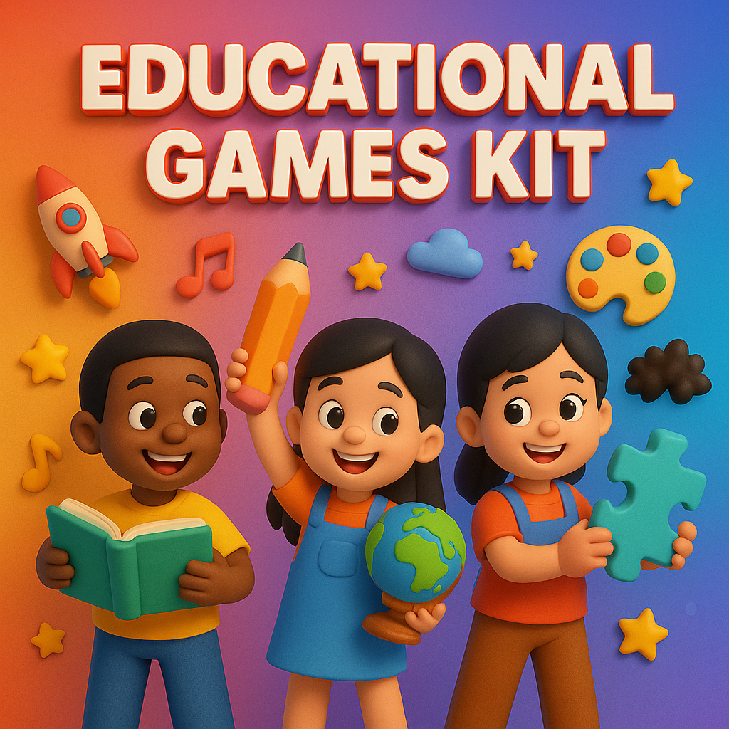 👪 Educational Games Kit + Guarantee