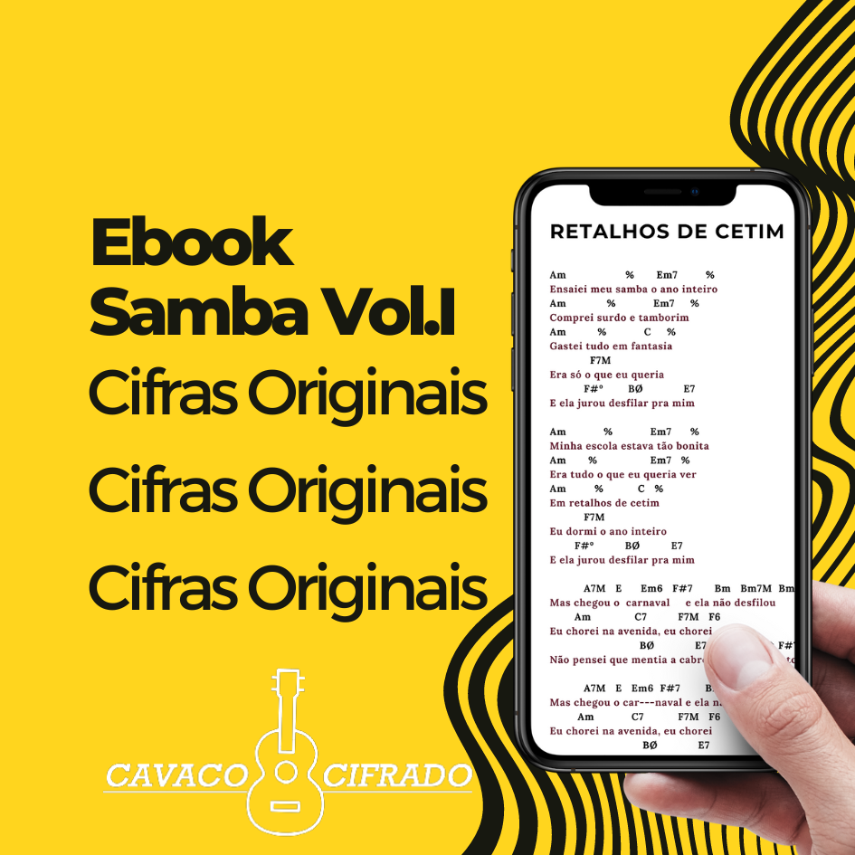 Ebook Cavaco Cifrado - Samba Vol. I (Acordes Originais) - Bruno Mil...