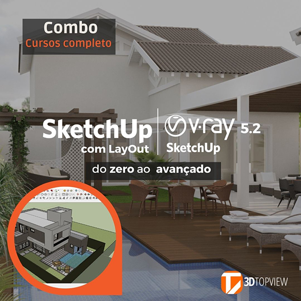 CURSO COMPLETO COMBO SKETCHUP + VRAY 6.0