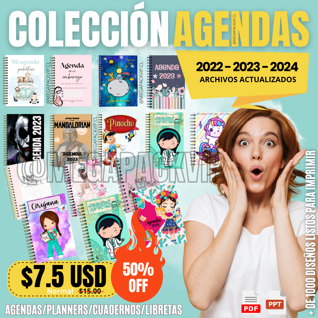 PACK AGENDAS 2022/23/24 - MEGA PACK VIP | Hotmart