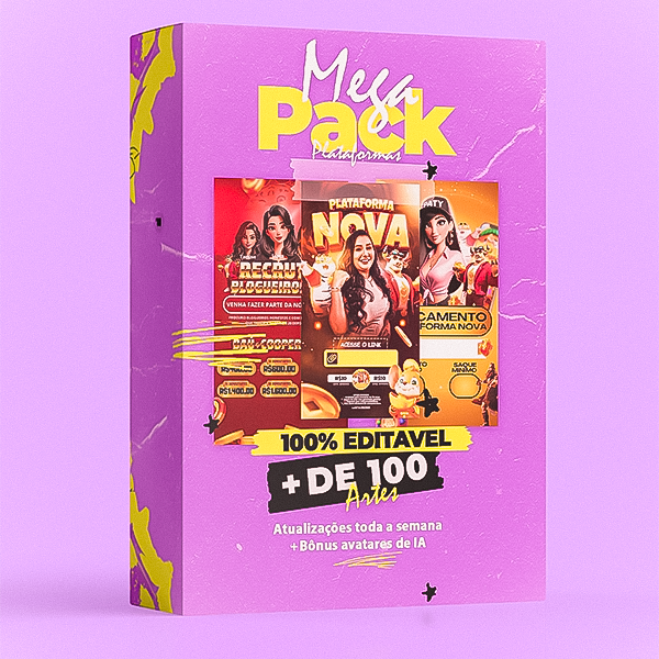 PACK EDITAVEIS DE JOGOS E PLATAFORMAS - Claudia de souza | Hotmart