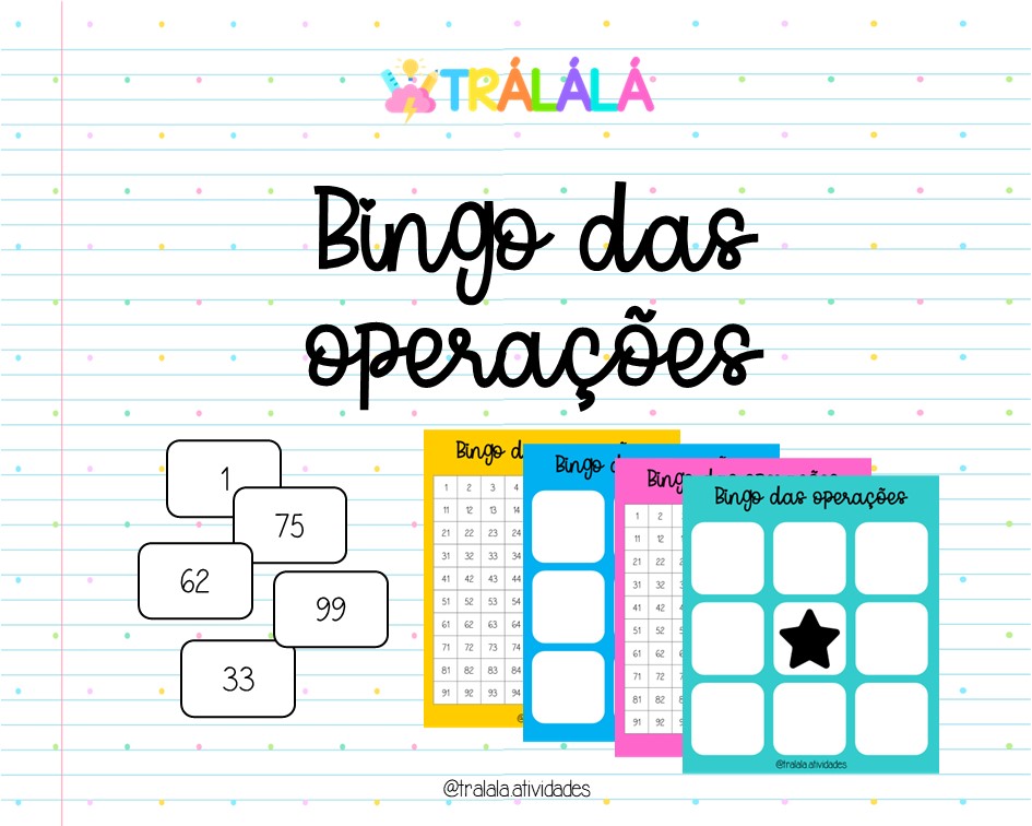 Bingo Com Operações Matemáticas - REVOEDUCA