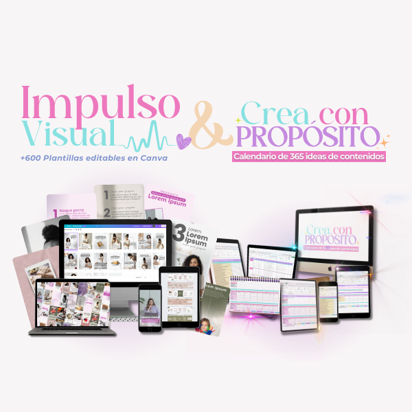 Pack Crea con propósito e Impulso Visual