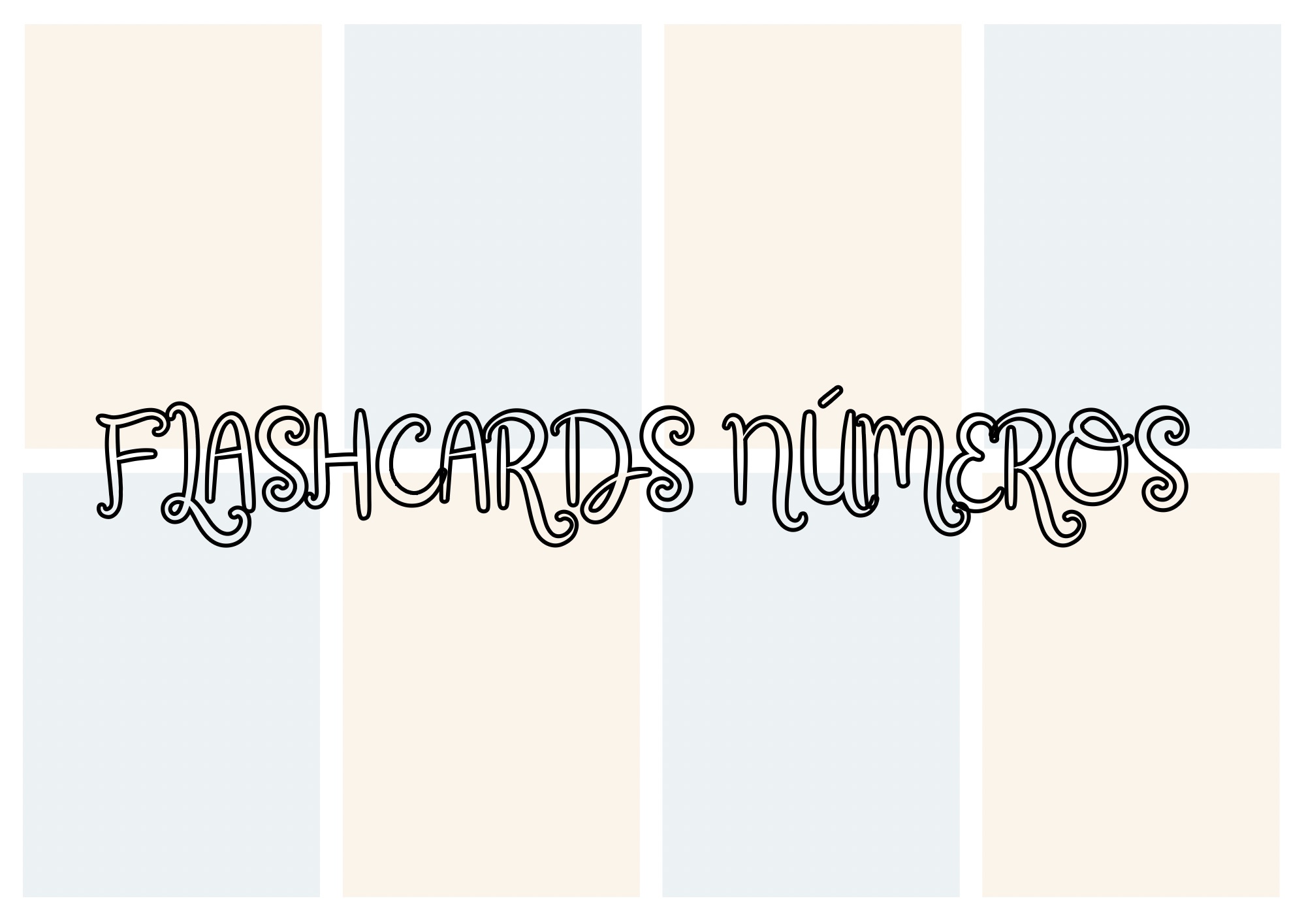 Flashcards dos Números – Alfabetização Matemática - ElleGraz | Hotmart