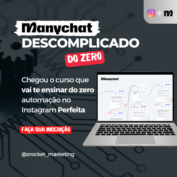 MANYCHAT DESCOMPLICADO - Z Rocket Marketing Digital | Hotmart