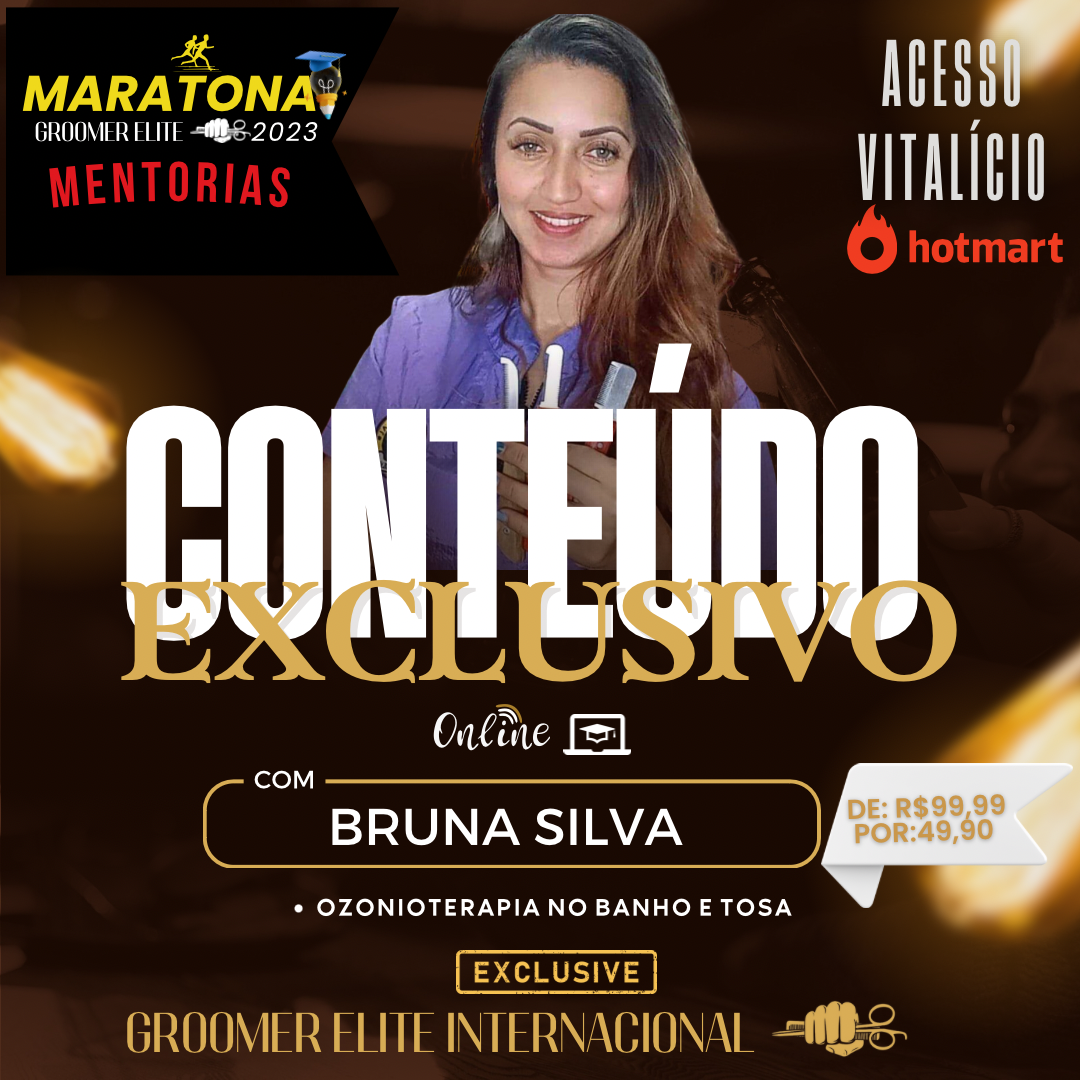 Ozônioterapia no Banho e Tosa por Bruna Silva - Groomer Elite | Ho...