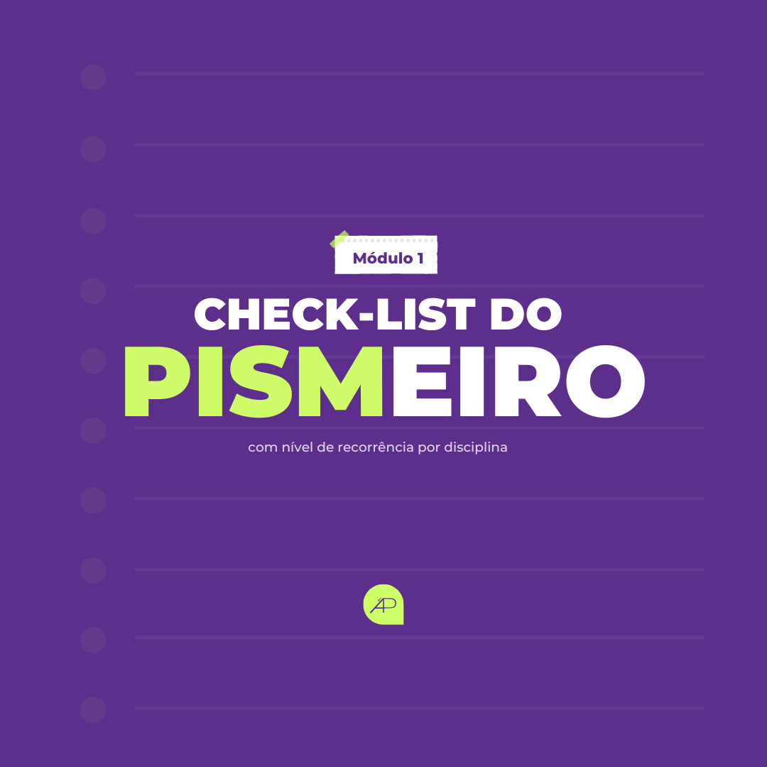 Checklist do PISMEIRO - PISM I - Academy Company | Hotmart