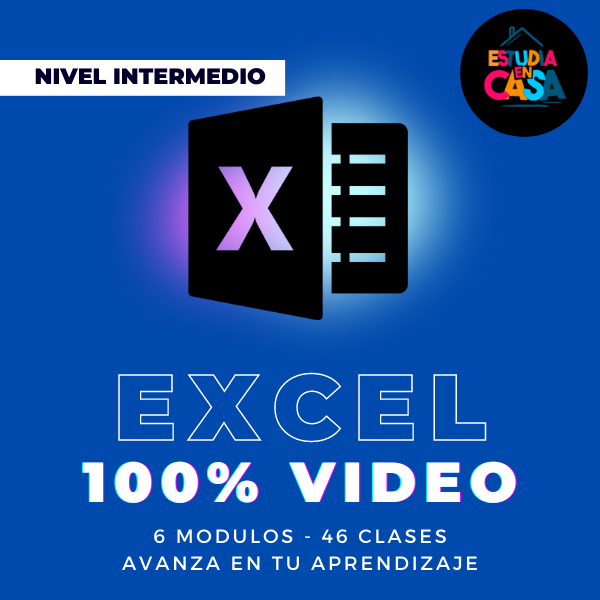 Excel Eficiente 2 (Nivel Intermedio) - Estudia en Casa | Hotmart