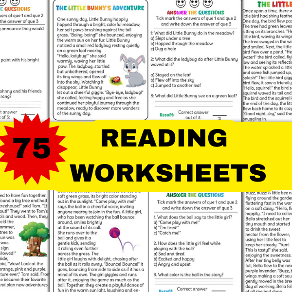 Magic Reading Worksheets Bundle - Transform Struggling Readers in 4...