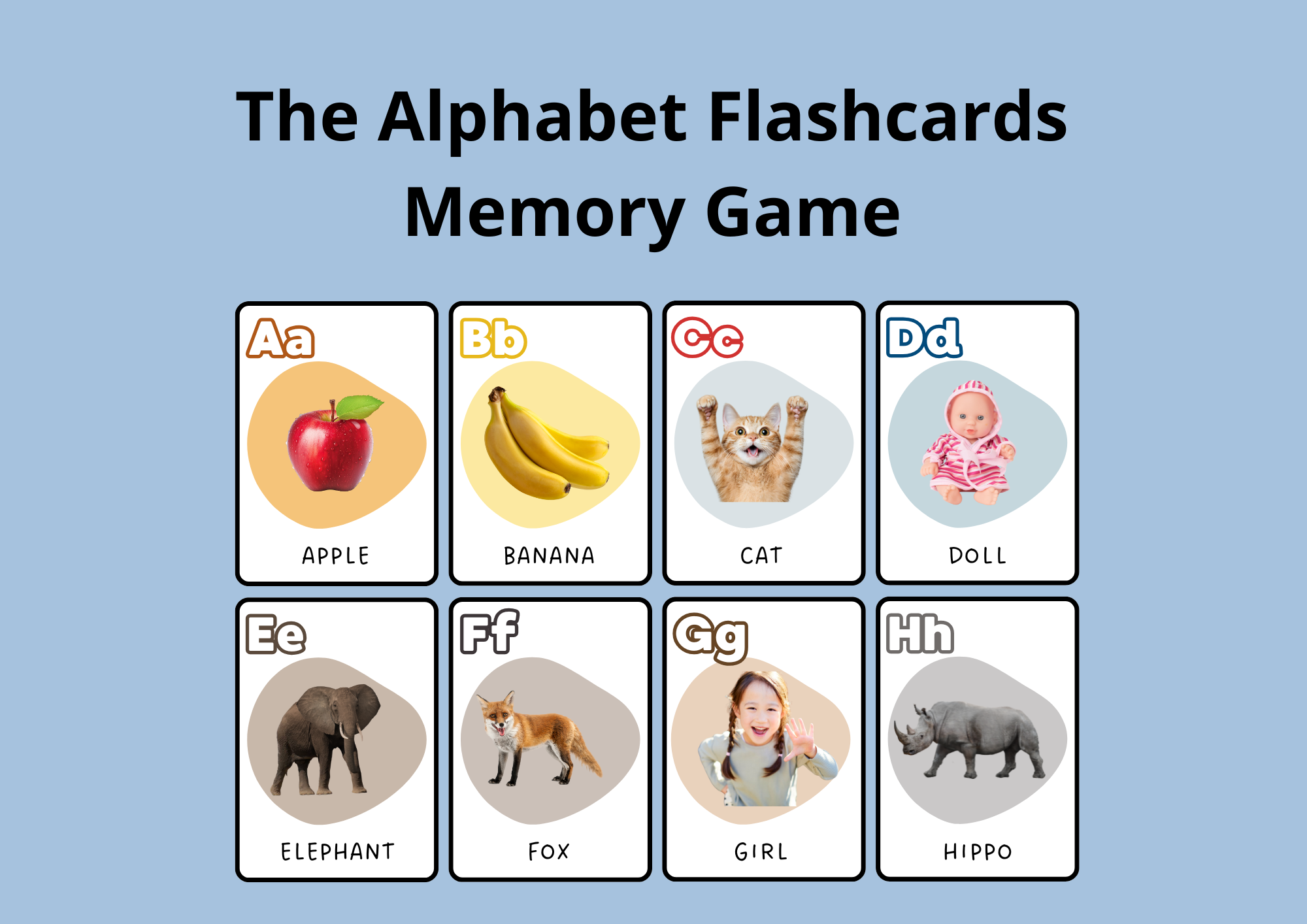 The Alphabet – A to Z Flashcards/Memory Game - TK English | Hotmart