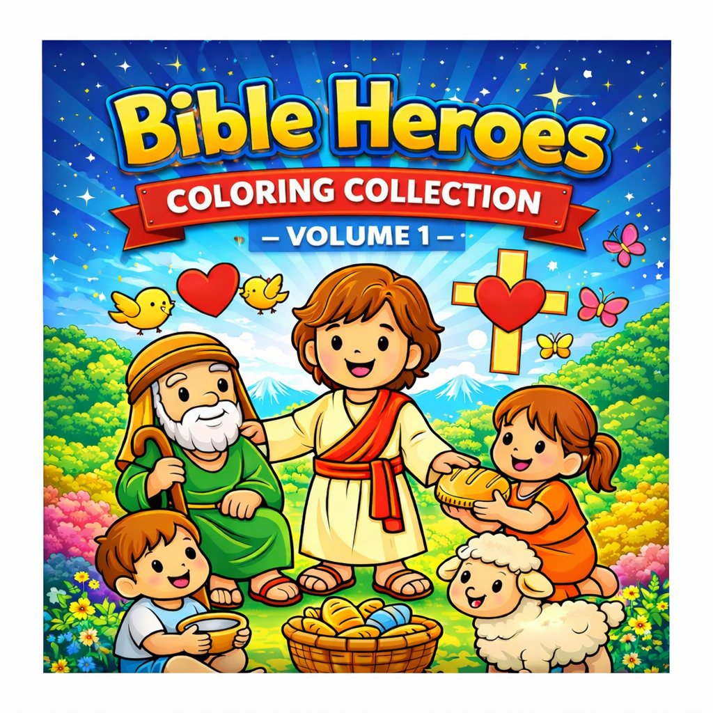Ebook Bible Heroes Coloring Collection – Volume 1 - Wilberth Angulo...